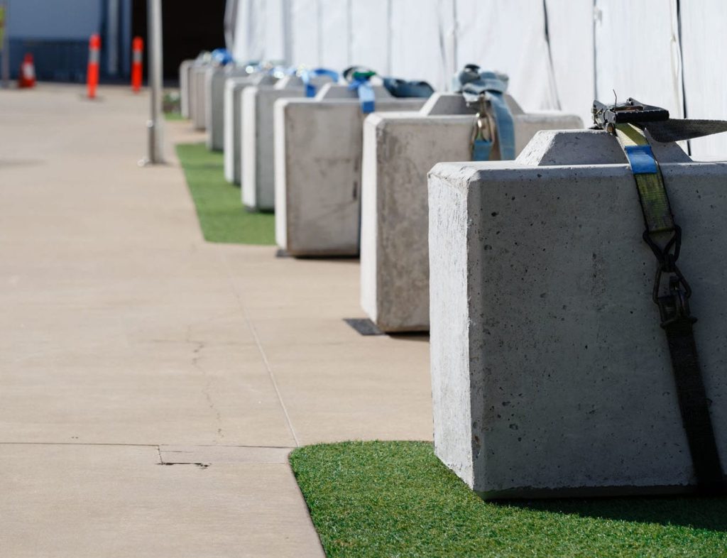 Concrete Block Hire - UK Event Shop